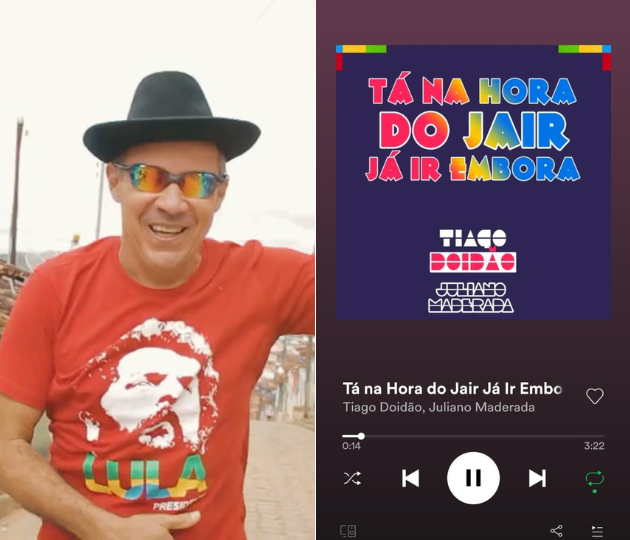 'Tá na Hora do Jair Já Ir Embora', música contra Bolsonaro, fica em 2º ...