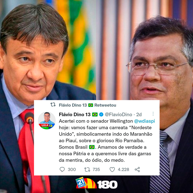 W. Dias e Flávio Dino vão comandar carreata unindo Timon e Teresina ...