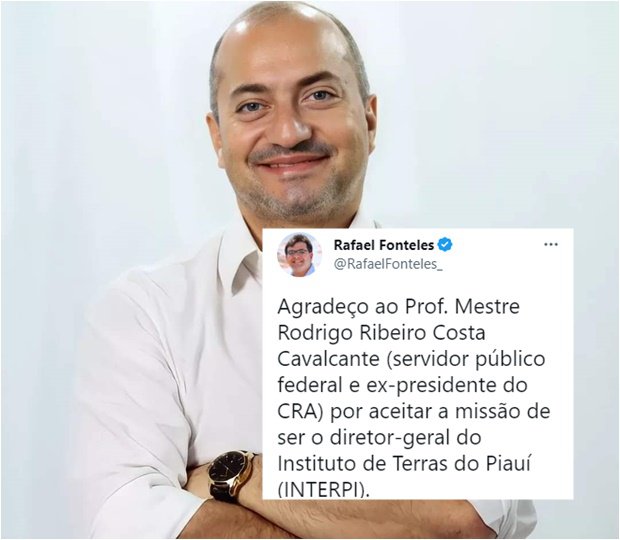 Rafael Fonteles anuncia Rodrigo Cavalcante, mestre em Administração ...
