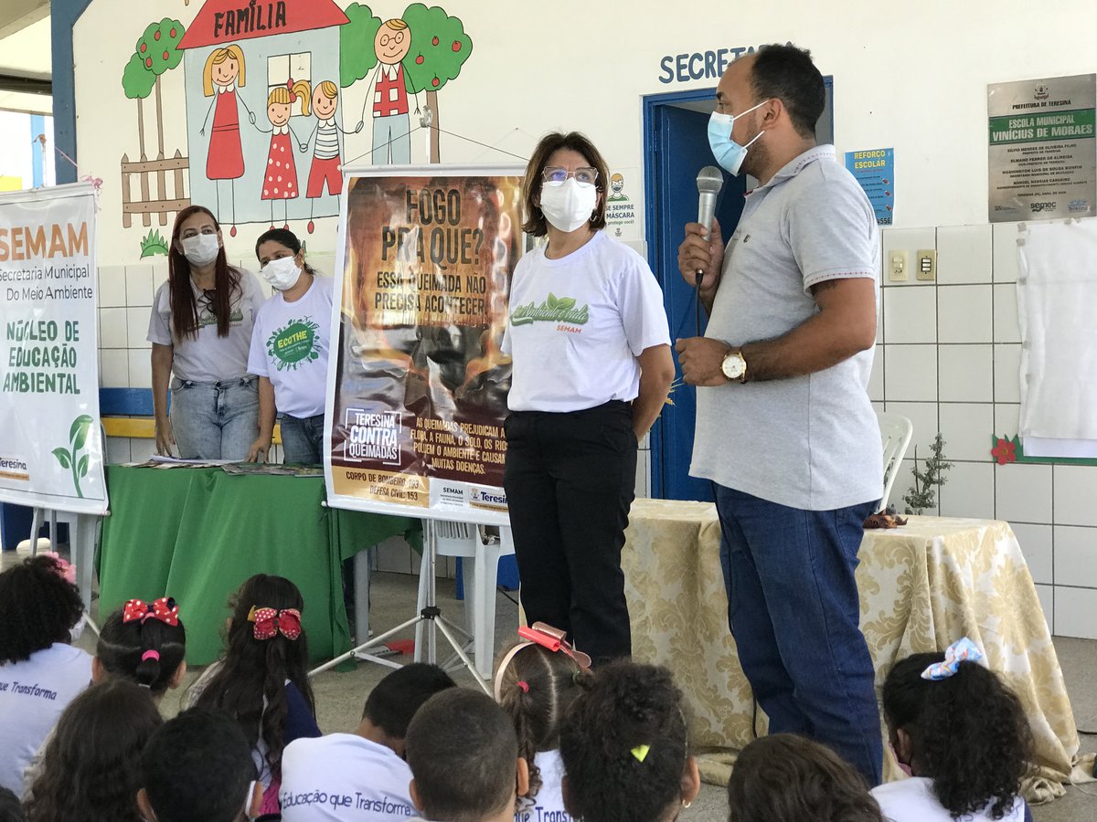 SEMAM faz palestras e ações para reforçar campanha contra as queimadas ...