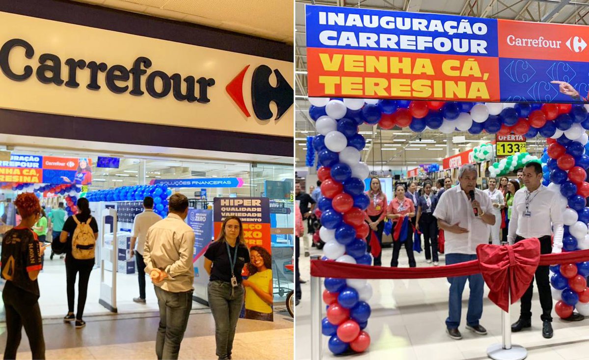 Carrefour inaugura primeira loja do Carrefour no Piauí; fica no Teresina Shopping - 180graus - O ...