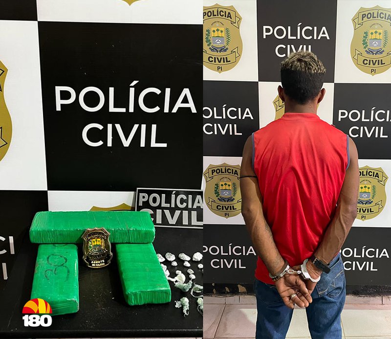 Polícia Civil Realiza Prisão Em Flagrante Por Tráfico De Drogas Em Luís