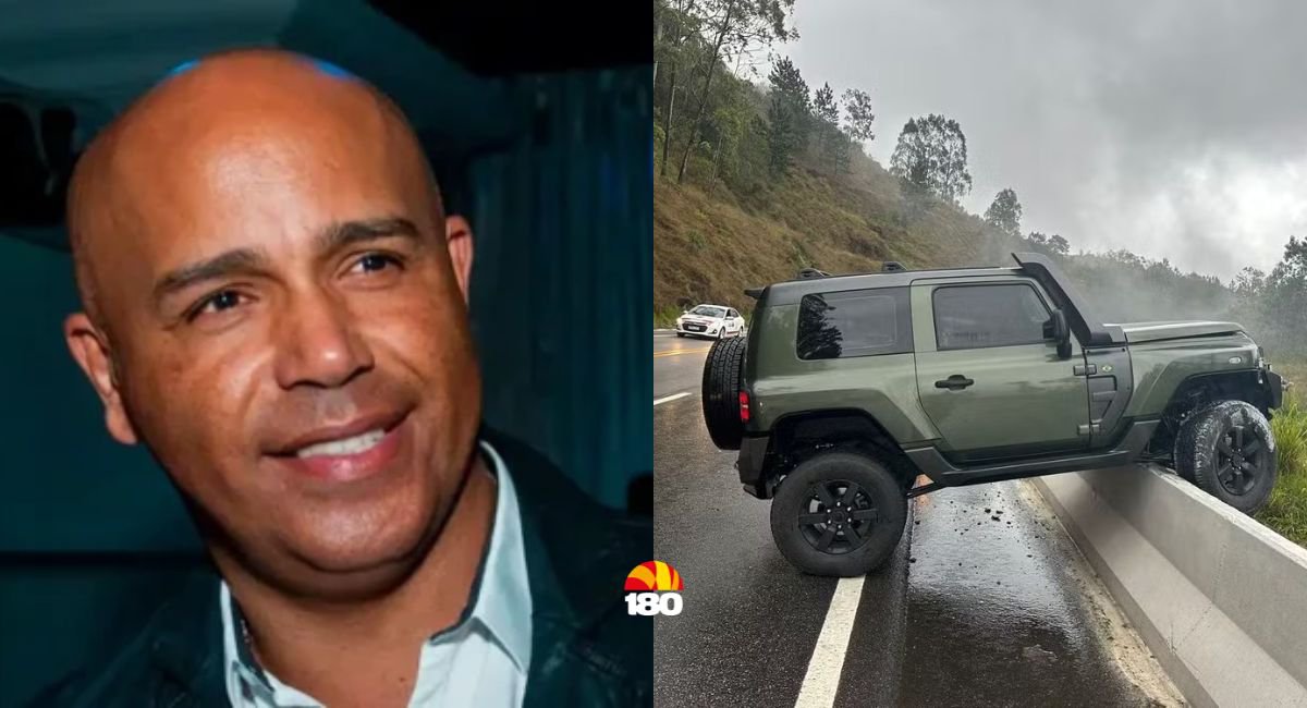 Cantor Rick, da dupla Rick e Renner, se envolve em acidente na BR-282 ...