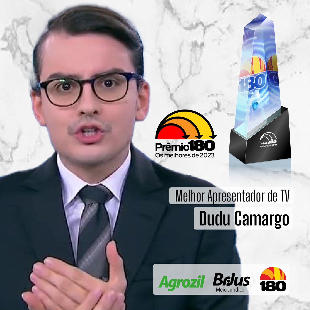 Dudu Camargo é eleito como o Melhor Apresentador da TV Piauiense de 2023 pelo Prêmio 180 Graus ...