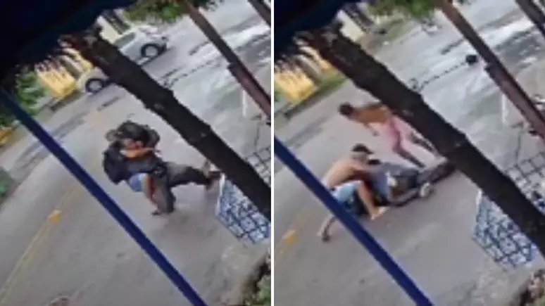 Vídeo: Homem tenta assaltar lutador e é espancado por várias pessoas ...