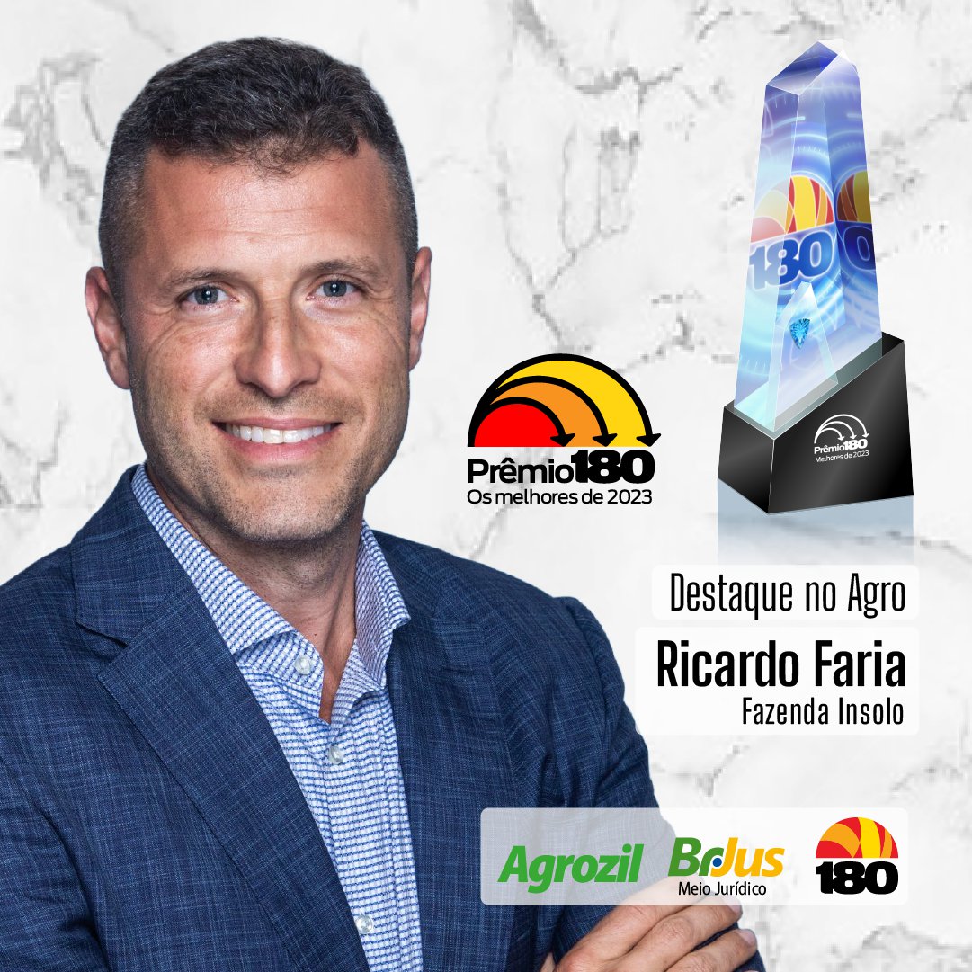 Ricardo Faria é eleito como o Destaque do Agro de 2023 pelo Prêmio ...