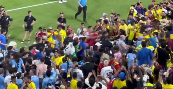 Vídeo: Darwin Núñez luta contra torcida da Colômbia e leva soco na cara ...