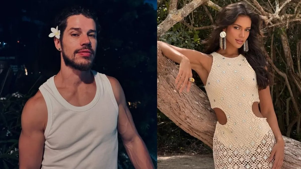 José Loreto e ex-BBB Alane passeiam juntos de moto no Rio de Janeiro ...