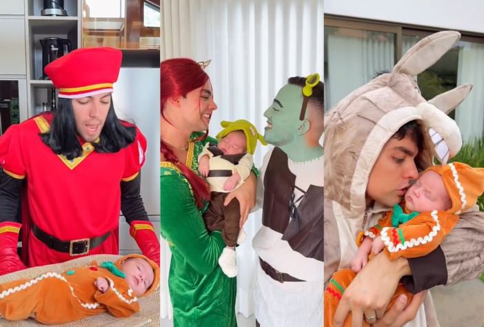 Lucas Rangel e Lucas Bley comemoram primeiro mês da filha com tema de ...