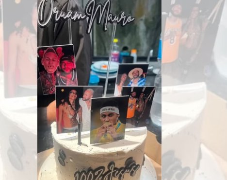 Rapper Oruam celebra 24 anos com bolo do Neymar e visual novo após ...