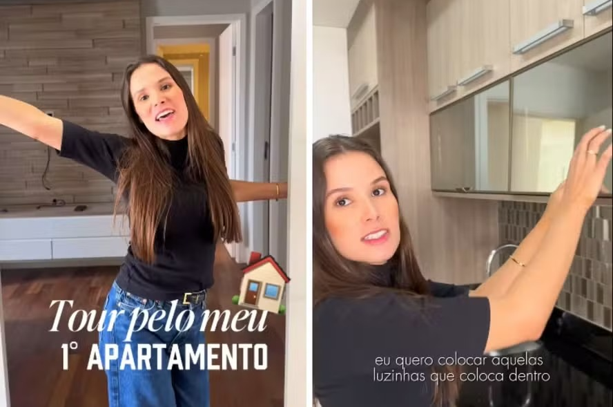 Após sucesso como influencer, Jeniffer Castro conquista primeiro apê ...