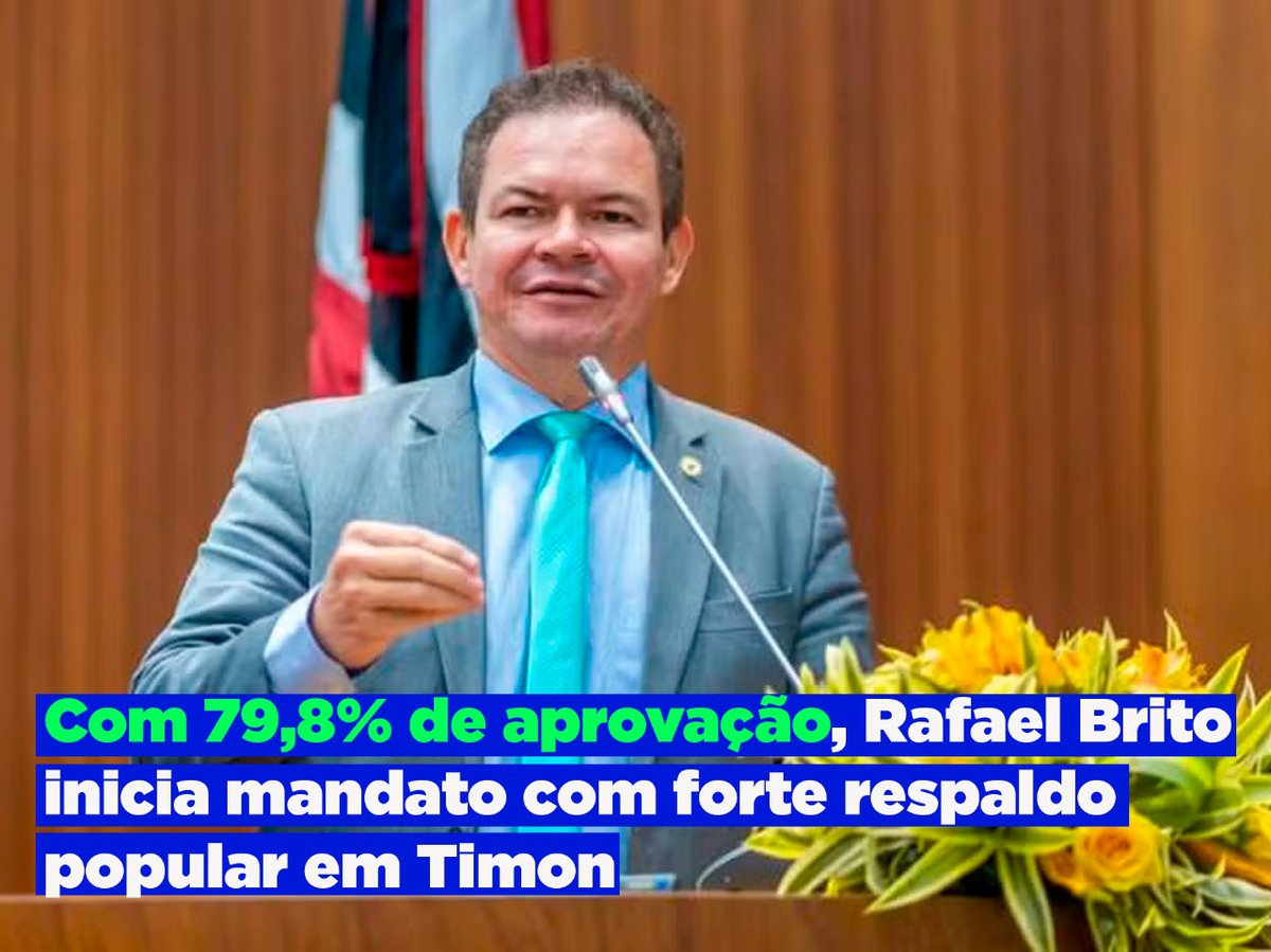 Com 79,8% de aprovação, Rafael Brito inicia mandato com forte respaldo ...