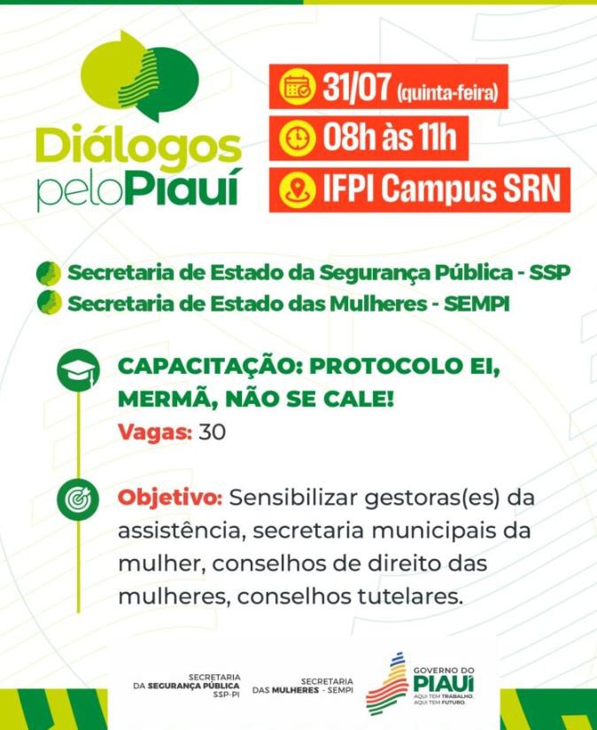 Sempi realiza capacitação do protocolo “Ei, Mermã, Não se Cale ...