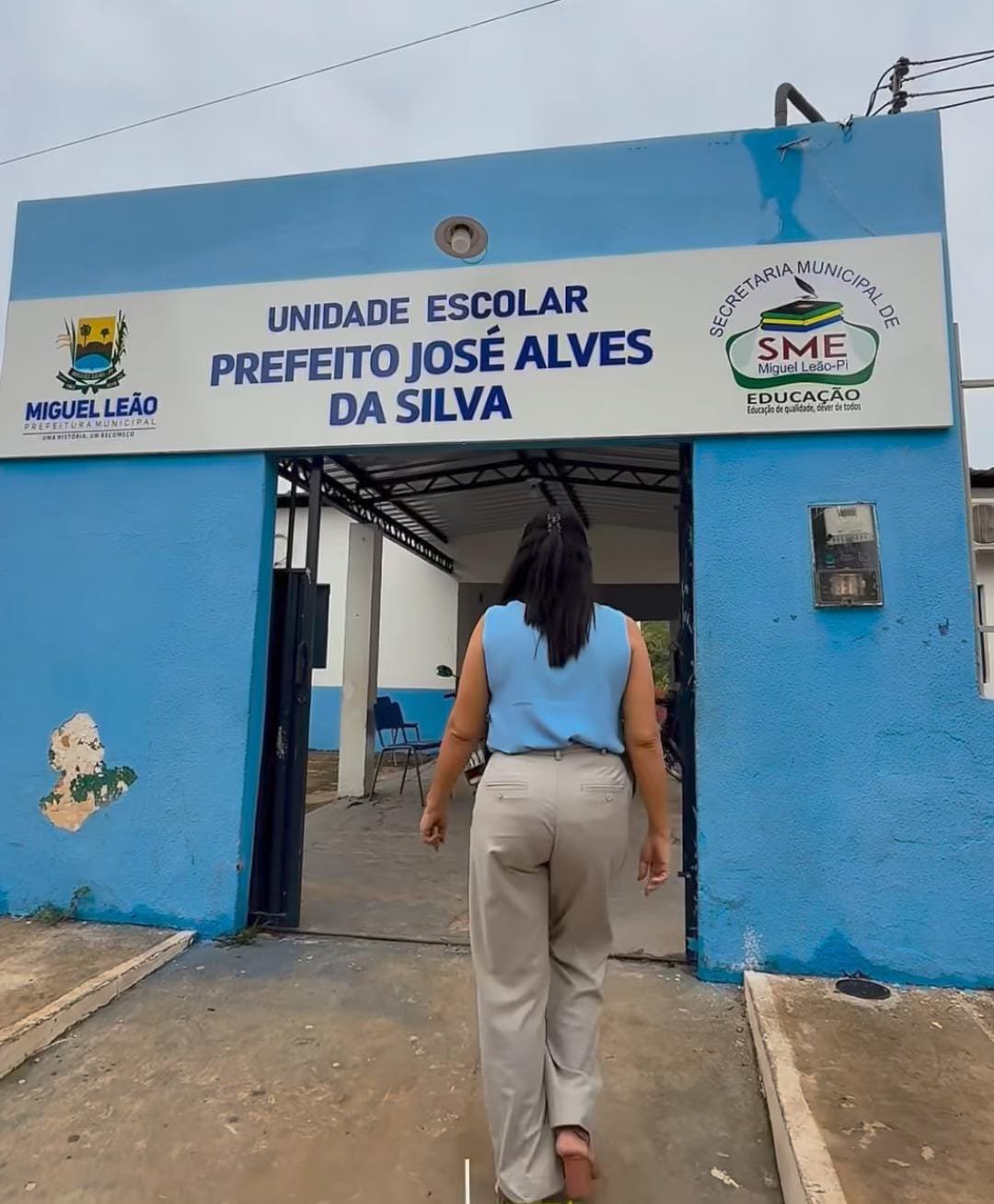 Prefeita Neuza Cunha vistoria obras na Unidade Escolar Prefeito José ...