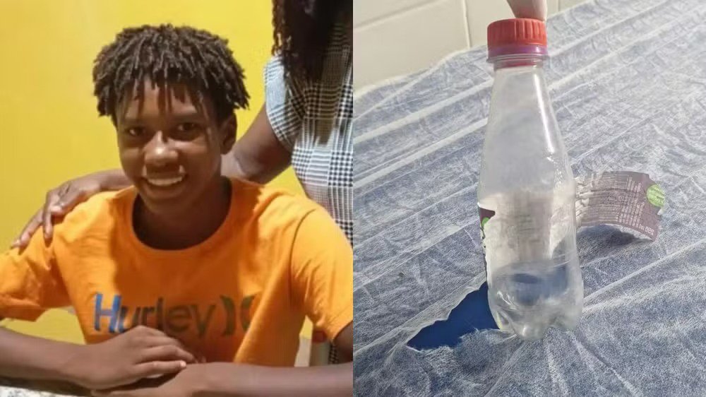 Adolescente morto após ingerir líquido em garrafa pet é sepultado sob ...